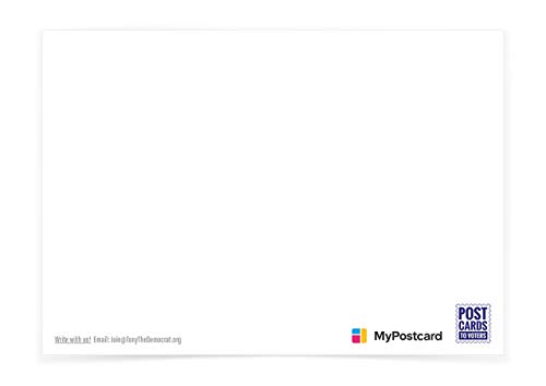 When You Vote We Win GOTV Postcards - Postcards to Voters by Tony the Democrat (Mix and Match Set Sizes) - Vote Postcards (64)