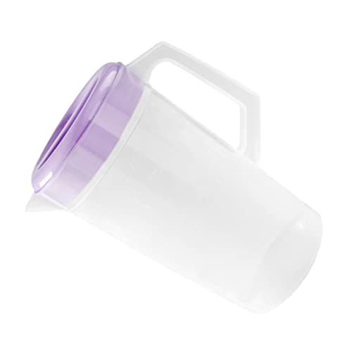 DOITOOL 2300ML Gallon Water Jug with Lid- Plastic Pitcher Water Filter Pitcher- Heavy- duty Iced Tea Pitcher Water Jug for Drinking Water Lemonade Juice Beverage Ice Tea ( Violet )