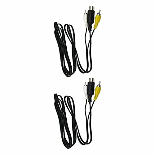 WGL New 6FT RCA TV AV Audio Video Cord Cable for Sega Genesis & Sega Master System