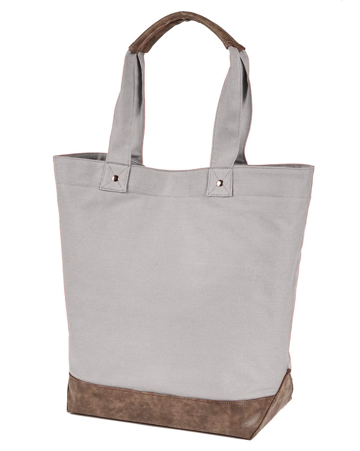 Authentic Pigment Canvas Resort Tote OS CONCRETE/ BROWN
