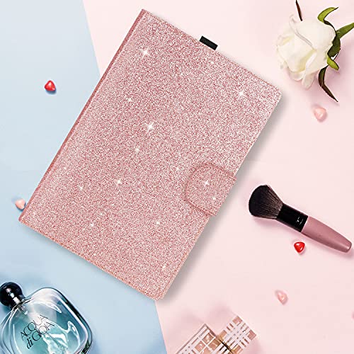 Fingic Case for All-New Amazon Fire HD 10 & for Fire HD 10 Plus (11th Generation, 2021 Release) Glitter Sparkle Slim Folding Stand Cover with Auto Wake/Sleep Smart Case for Fire HD 10 Tablet 10.1 Inch