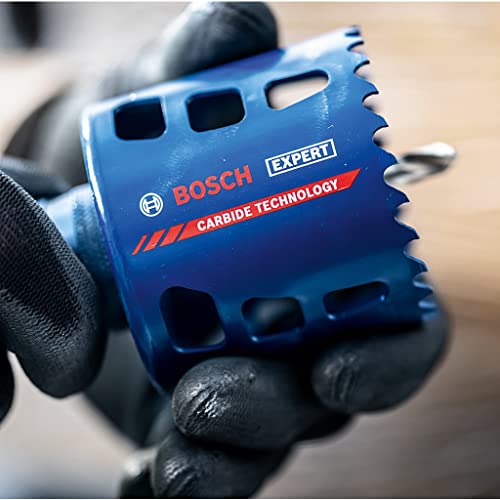 Bosch Professional 14x Expert Tough Material Hole Saw Set (Ø 20-76 mm, Accessories Rotary Impact Drill)