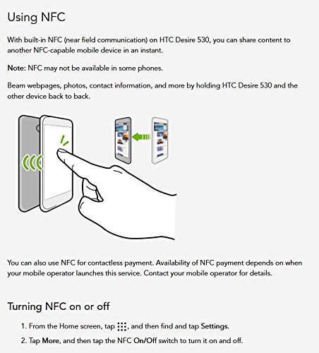 HTC Desire 530 - Unlocked Phone - (White Speckle)
