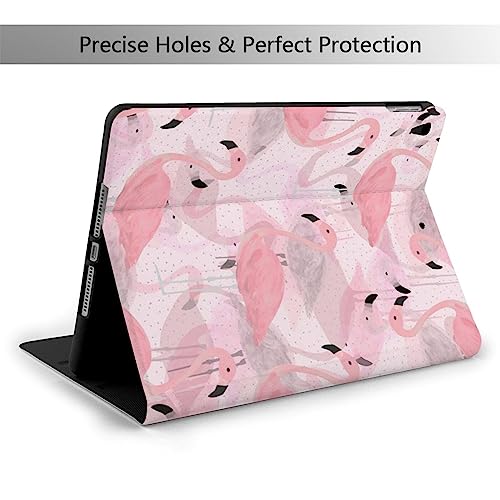 Flamingo Background Case Fit for IPad Air 3 Pro 10.5 Inch Case with Auto Sleep/Wake Ultra Slim Lightweight Stand Leather Cases