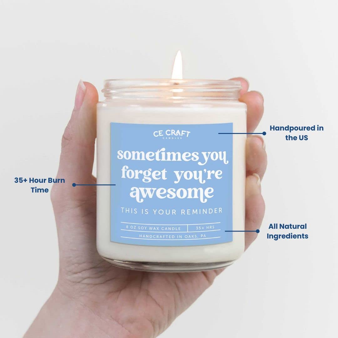 CE Craft - Smells Like a Dodgers Win Candle - Funny Birthday Gift for Him - Baseball Themed Gift - Gift for Dad, Boyfriend - Dodgers Gift (Sugar Cookie)