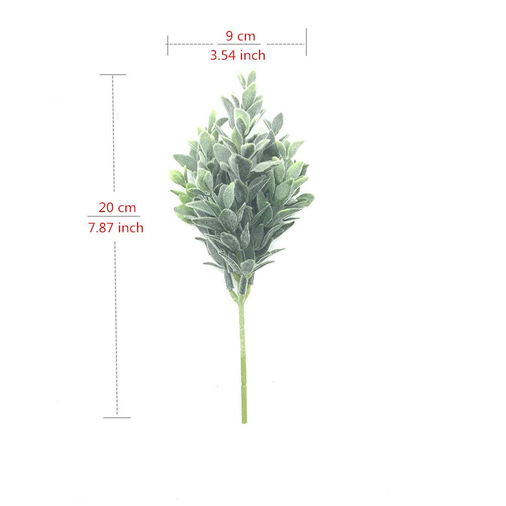 EBUYOM 8 PCS Artificial Succulents Plants Lifelike Air Plants Floral Tree Arrangement Assorted Faux Greenery Artificial Plants Set Garden Home Office DIY Decoration Ornament