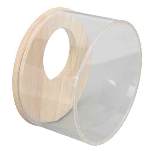 Hamster Sand Bathtub Transparent Acrylic Sand Bathroom Small Pet Bath Box for Hamsters Mice Lemming Gerbils or Other Small Pets(S)