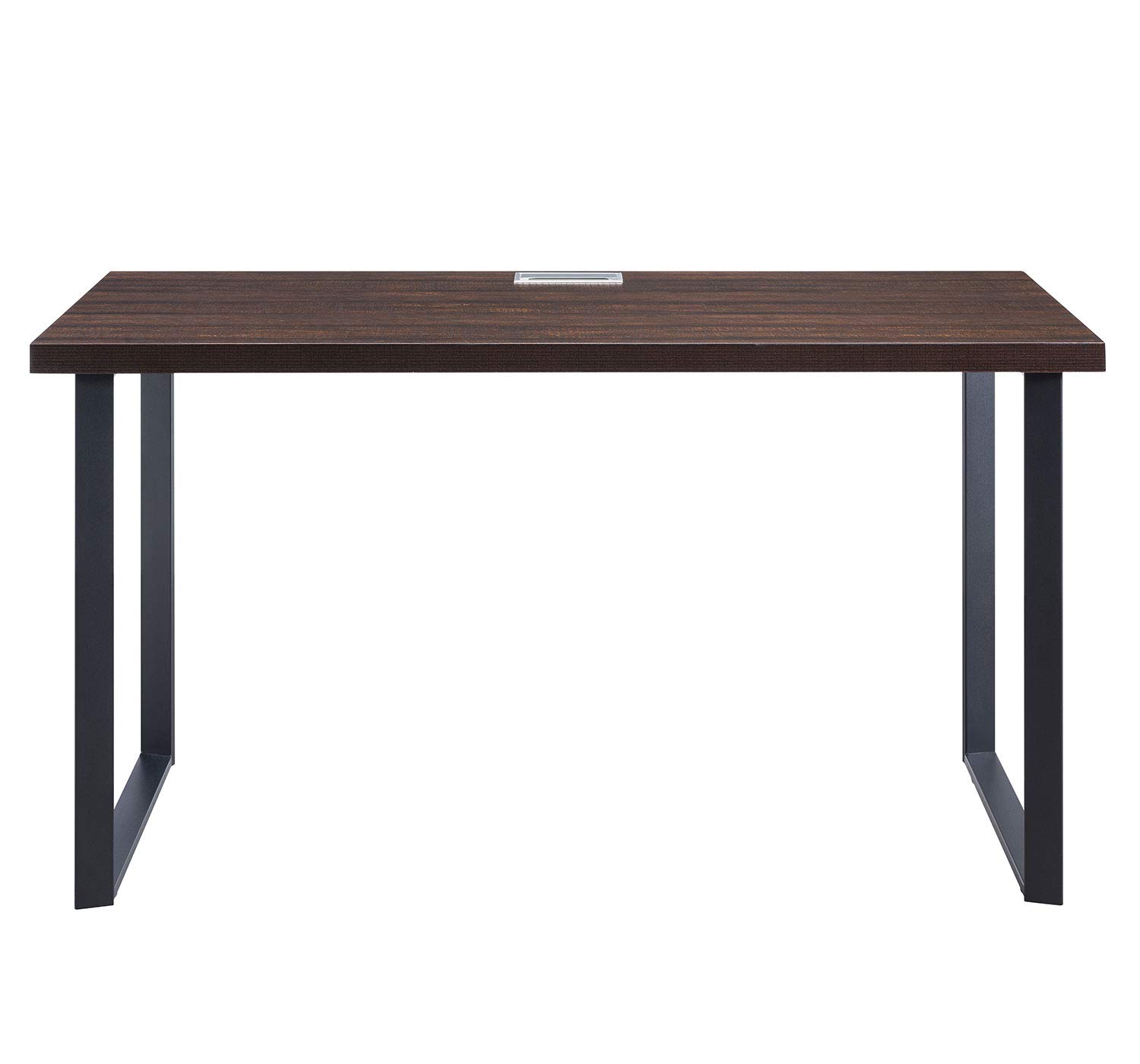 Amoak Computer Desk 47'', Modern Writing Desk, Simple Study Table,Sturdy Laptop Table for Home Office, Brown