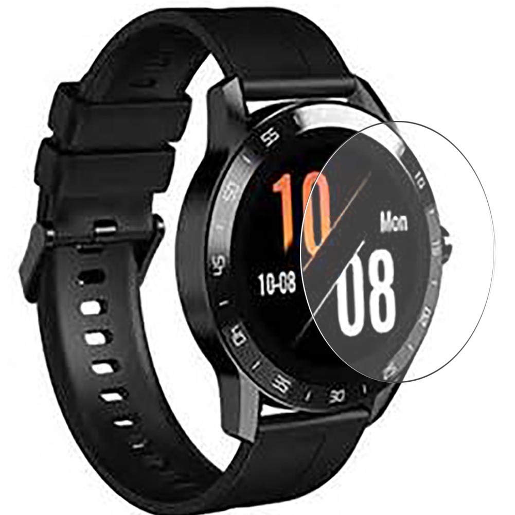 Puccy 3 Pack Tempered Glass Screen Protector Film, compatible with Blackview BV-X1 smartwatch Smart Watch Protectors Guard