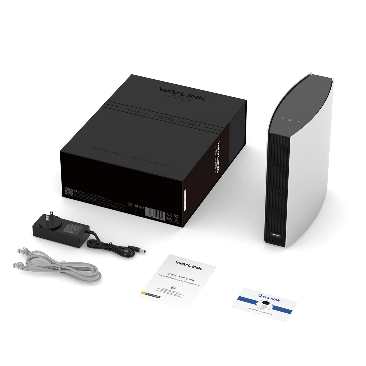 AC3200 Smart WiFi Router - Dual Band Gigabit Wireless Router for Home | Up to 2500 sq.ft Coverage & 100 Devices | 4 GB Ports & 1 USB | LED Screen | Gaming & Streaming | QoS, Parental Control, MU-MIMO