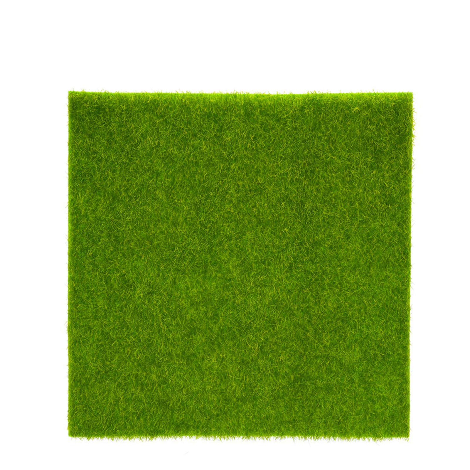 Estink Artificial Turf, Outdoor Carpet Synthetic Miniature Garden Ornament DIY Craft Rug Landscaping Artificial Lawn for DIY Micro Landscaping and Mini Gardening Props, 6 x 6inch