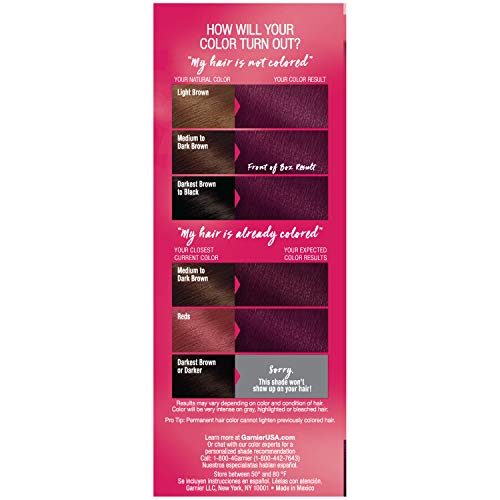 Garnier Hair Color Sensation Rich LongLasting Color Cream, 4.26 Intense Burgundy, 1 Count