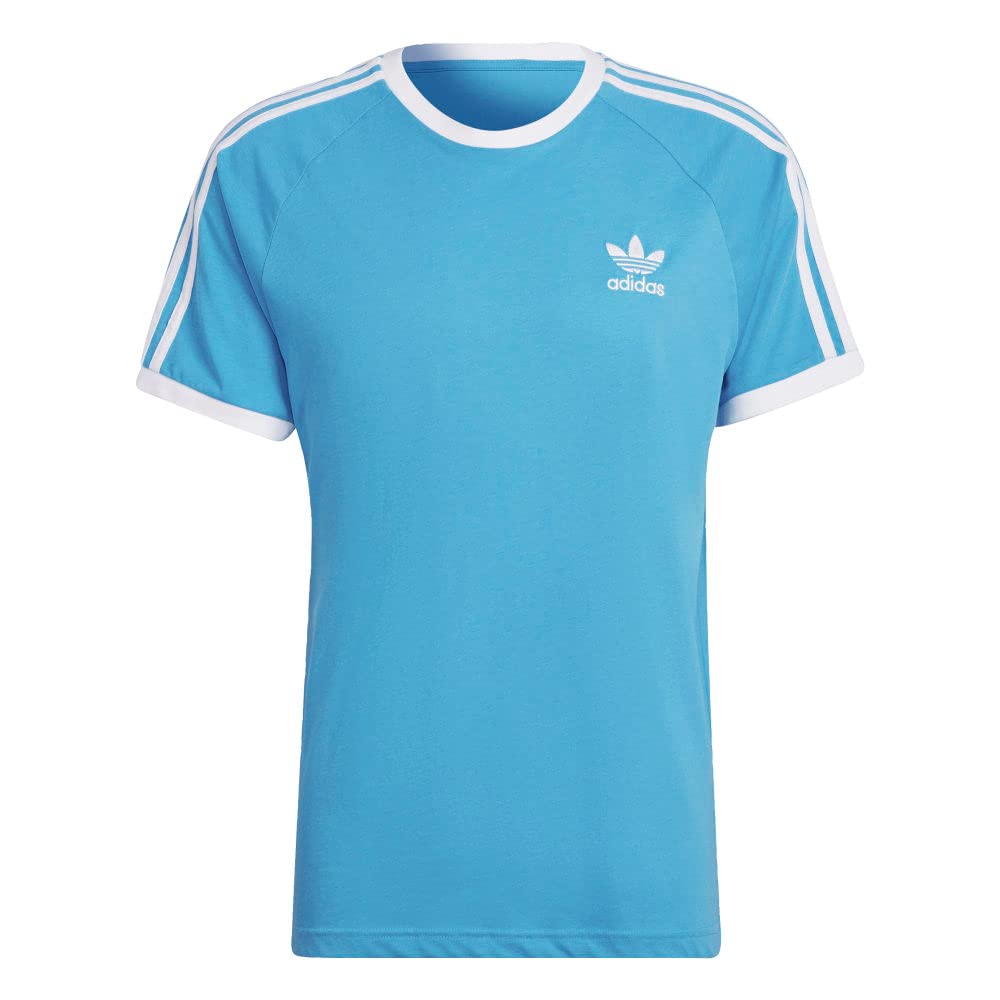adidas Originals Men's Adicolor Classics Trace Tee, Sky Rush, Medium