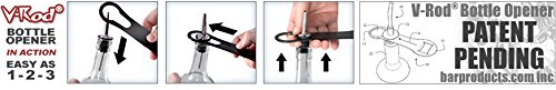 BarConic Customizable V-Rod Bottle Opener - Unicorn
