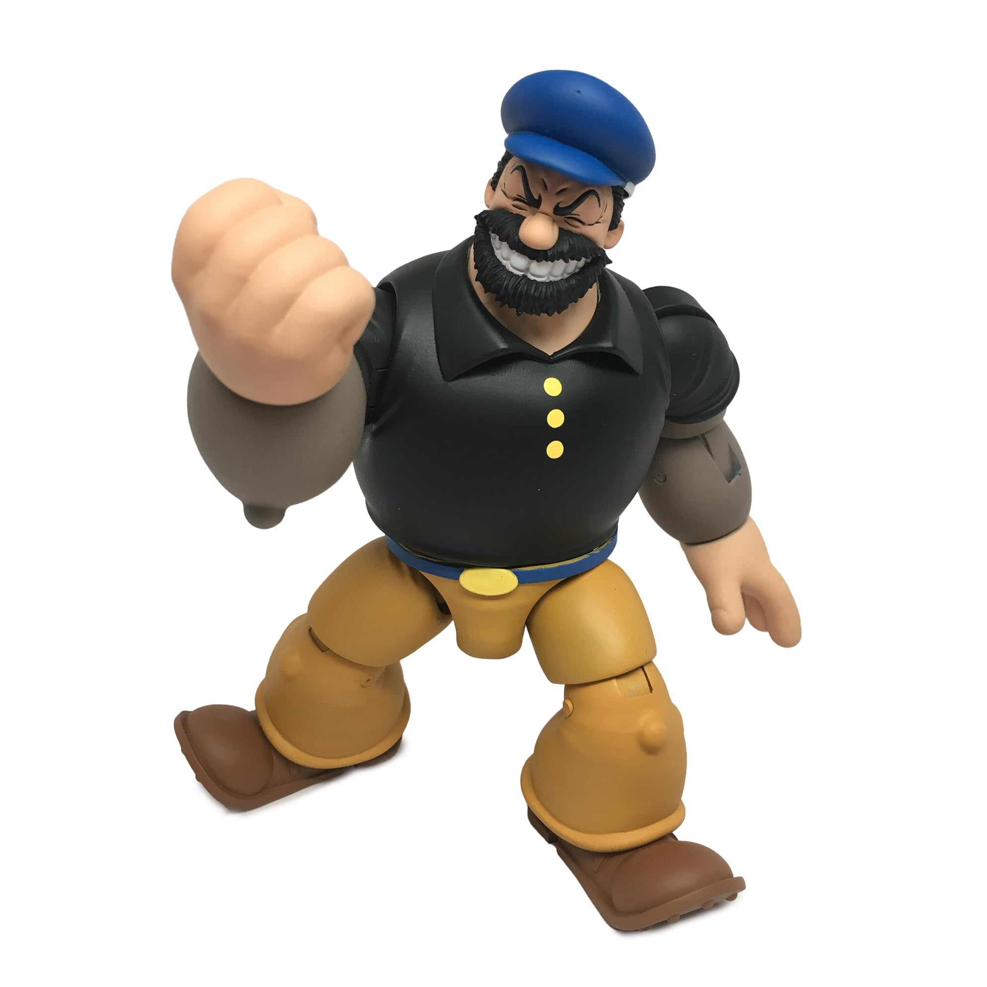 Boss Fight Studio Bluto Popeye The Sailor Man Classics Wave 1 Collectible Action Figure â Highly Articulated Figurine with Accessories Including Alternate Hands and Removable Hat - 1:12