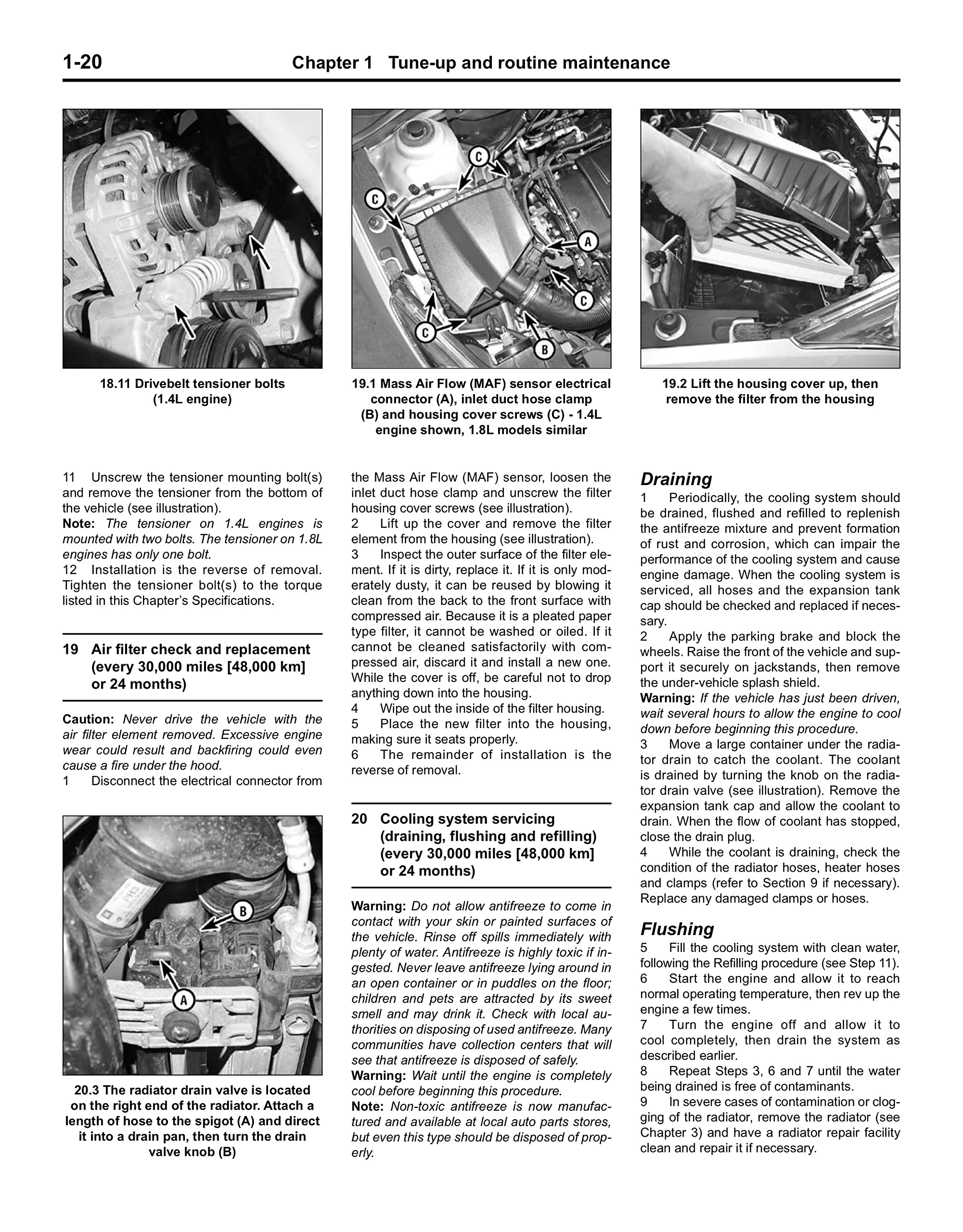Chevrolet Cruze (2011-2019) Haynes Repair Manual (USA) (Paperback)