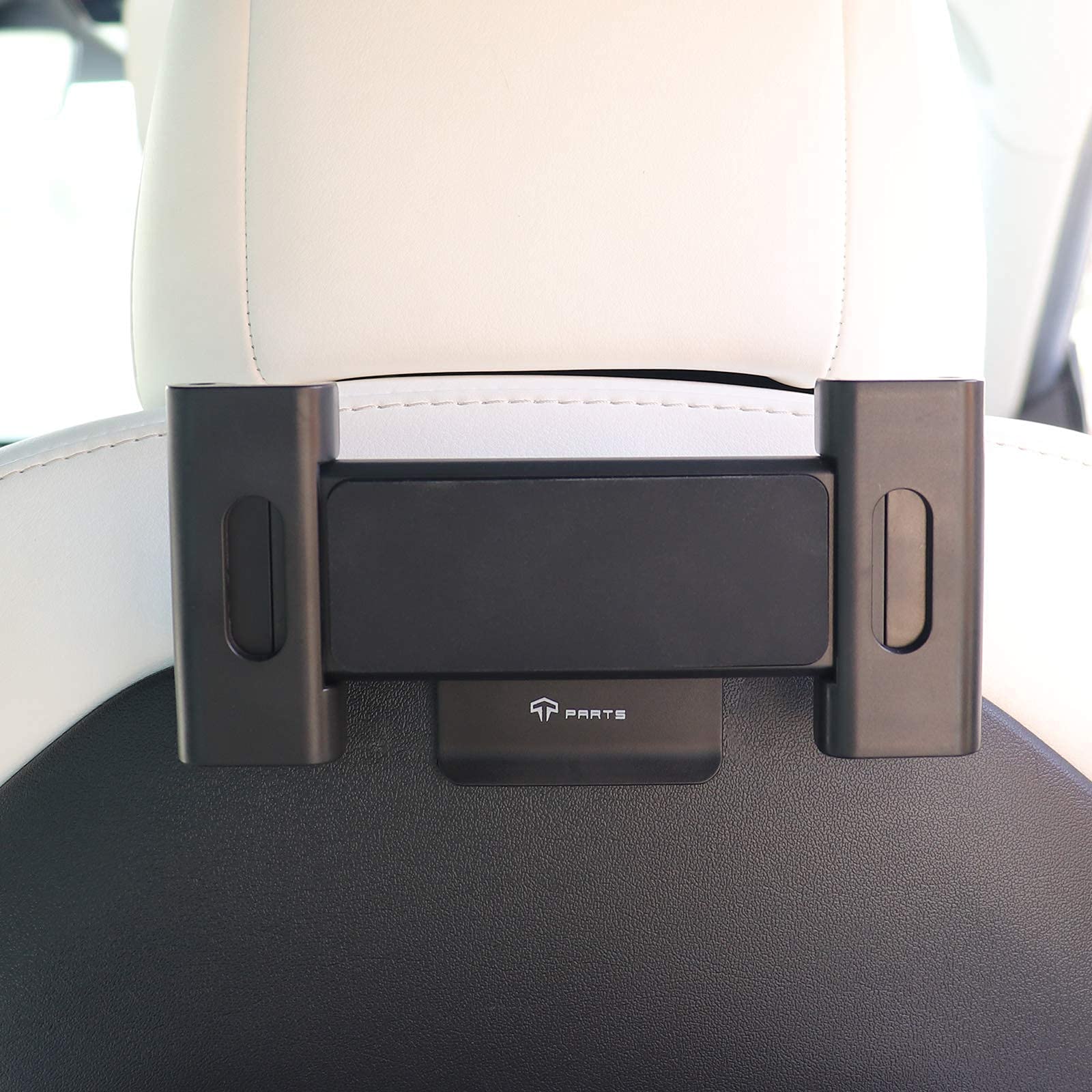 TPARTS Backseat Headrest Tablet Mount Holder for Model 3 Model Y Compatible iPad(Including 12.9" iPad Pro) and Smart Phones Over 4.7" Car Mount Travel Accessory(for M3/Y)