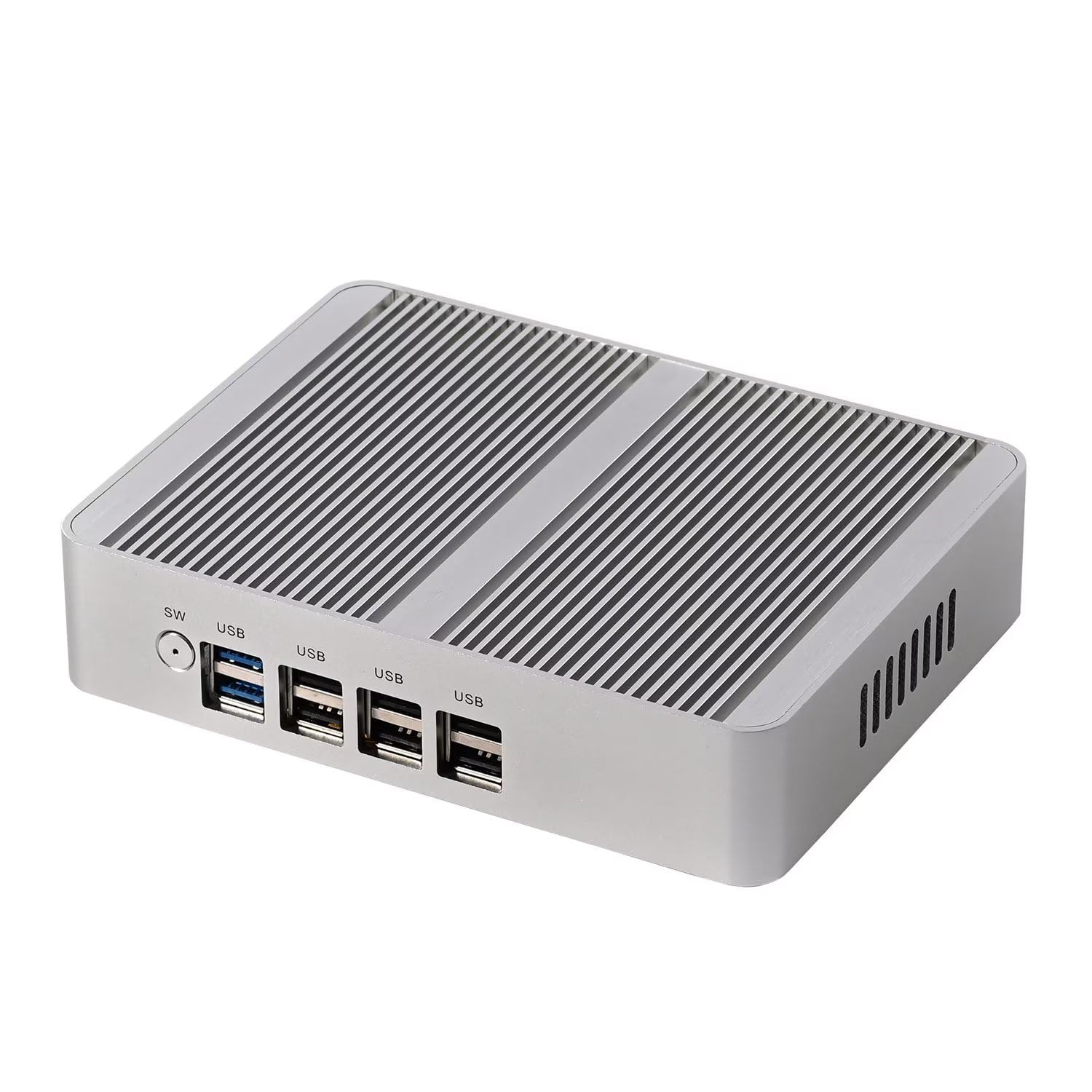 KINGDEL Mini PC, 12th Gen N100(4C/4T, Up to 3.4GHz, TDP 6W), 8GB DDR4 RAM 128GB SSD Mini Desktop Computer 4K-Triple-Screen Dual LAN for Personal Media