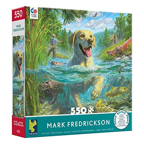 Ceaco - Mark Fredrickson - Lets Fish! - 550 Piece Jigsaw Puzzle