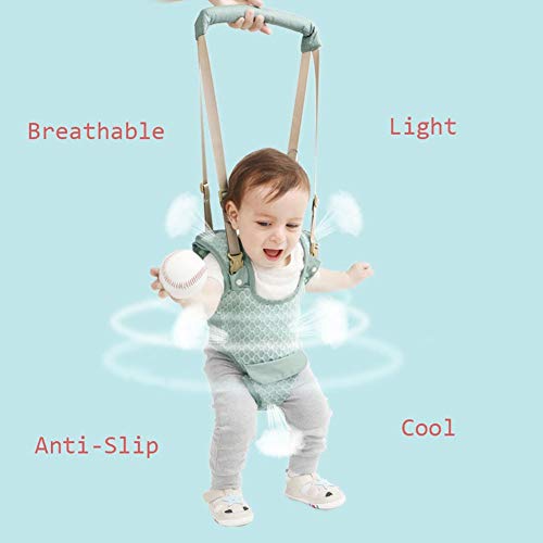 UBRAVOO Handheld Baby Walker Kids Toddler Walking Baby Toys Adjusted Baby Learning Walker Harness Keeper Walking Belt Walk Assistant,Great Gift for 7-24 Months Baby, Blue