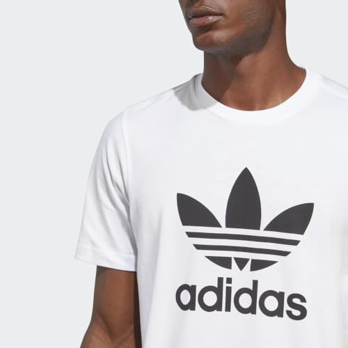 adidas Originals Men's Adicolor Classics Trefoil T-Shirt, White, Medium