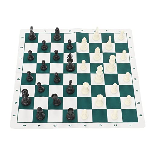 Emoshayoga Roll Up Chess Board Set, Entertainment Game Travel Chess Set Rollable Foldable for Picnic for Family Gatherings(Wang Gao 95MM)