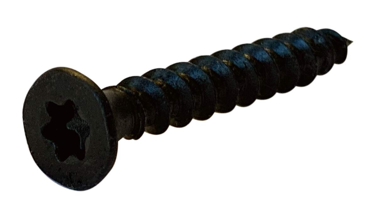 Small Parts 0620CTG 6" x 1-1/4" 6 Lobe Bugle Head Coarse Thread Drywall Screw Black Phosphate Particle Board (Pack of 100)