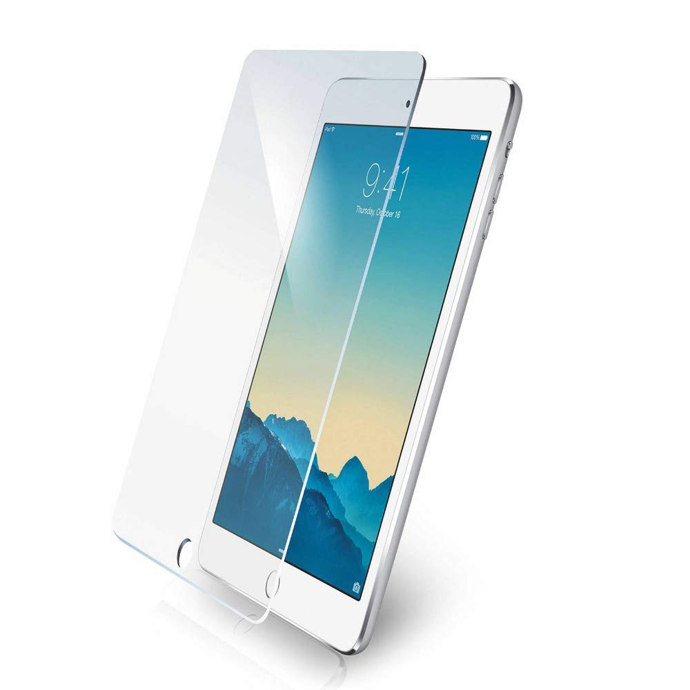 KIQ 2 Pack Tempered Glass Screen Protector for iPad 9th 8th 7th Generation (10.2 Inch, iPad 9/8/7, 2021/2020/2019) Film Guard, Case Friendly Apple Pencil Compatible