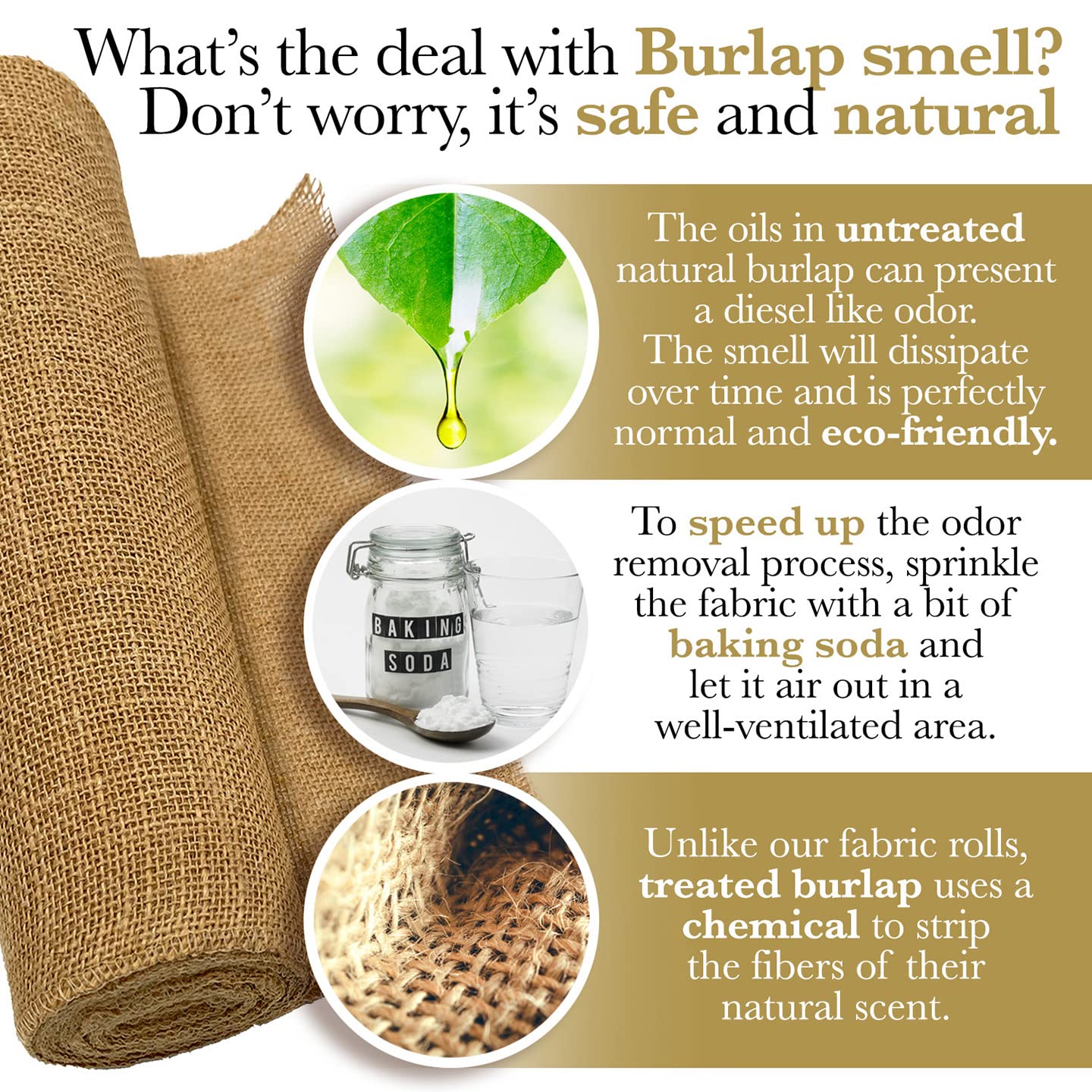 Burloptuous 40" x30 Feet Gardening Burlap Roll - Multipurpose Natural Burlap Fabric, High Density Jute Fiber Material for Decorations, Center Pieces for Home, Rustic Party Décor