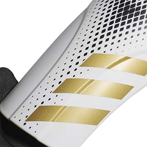 Adidas Predator Sg Mtc Mens Shinguards White/Goldmet/Black L