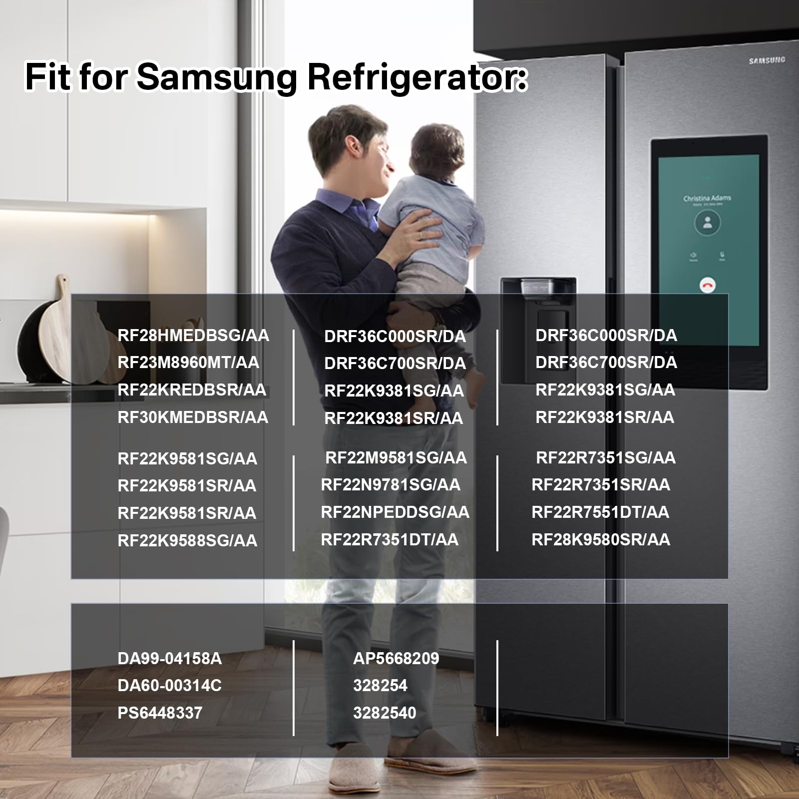 Hinge Shim Kit DA99-04158A Fit for Samsung Refrigerator Door Hinge Shim for Refrigerator Height Adjustment RF22R7551DT/AA, RF28K9580SR/AA, RF30KMEDBSR/AA, DRF36C000SR/DA
