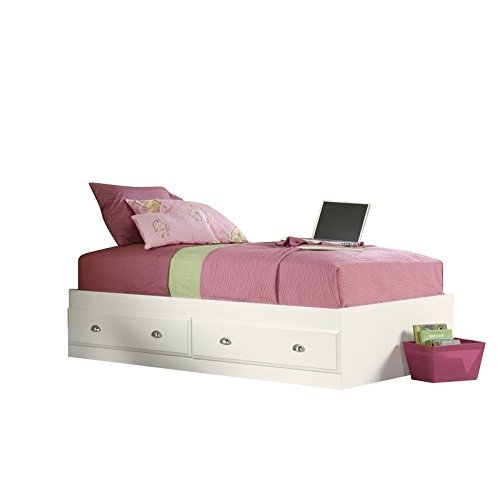 Sauder Shoal Creek Mate's Bed, Twin, Soft White finish