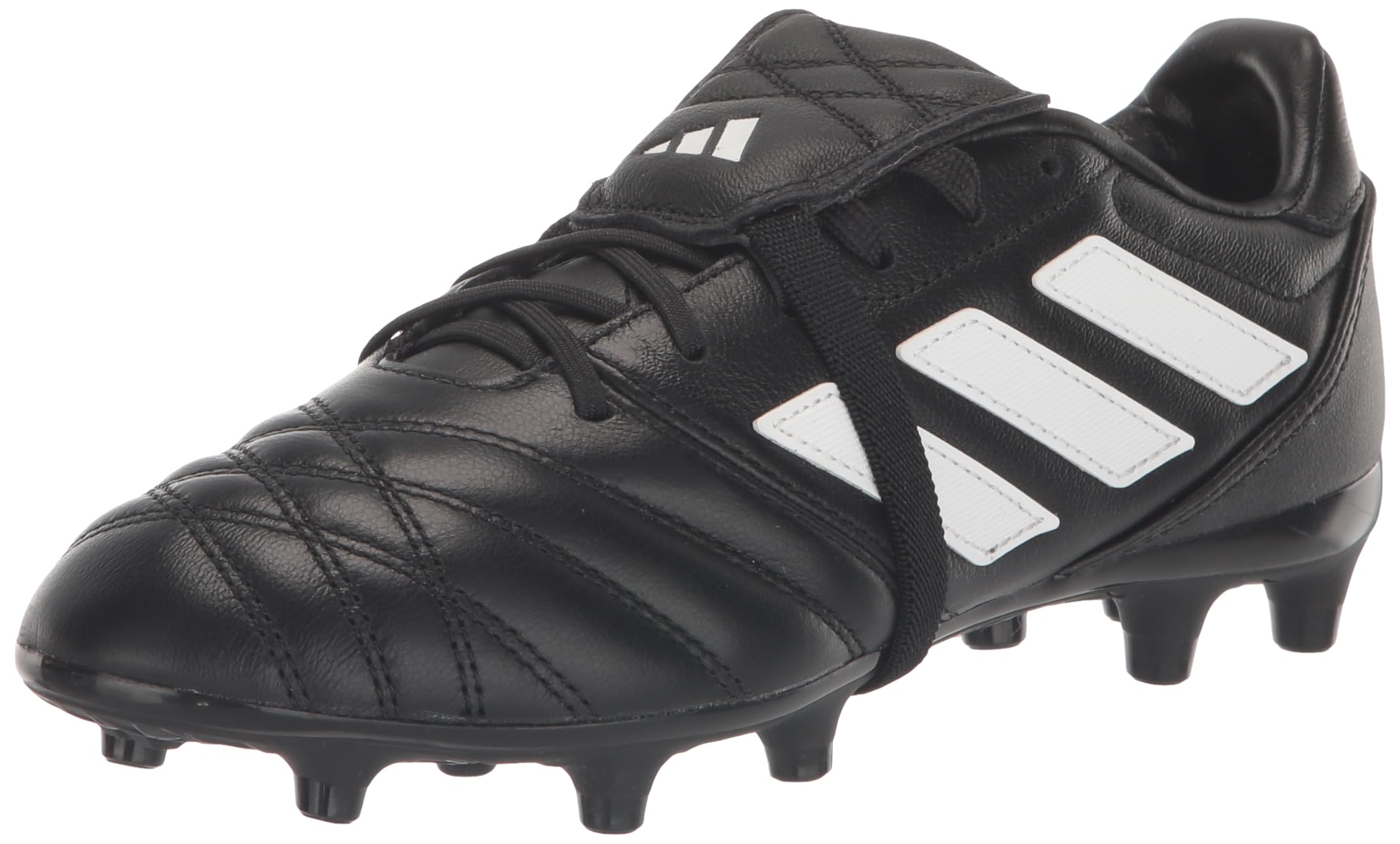 adidas Men's Copa Gloro 19.2 Firm Ground Soccer Shoe, Black/hi-res red/Silver Metallic, 10 M US