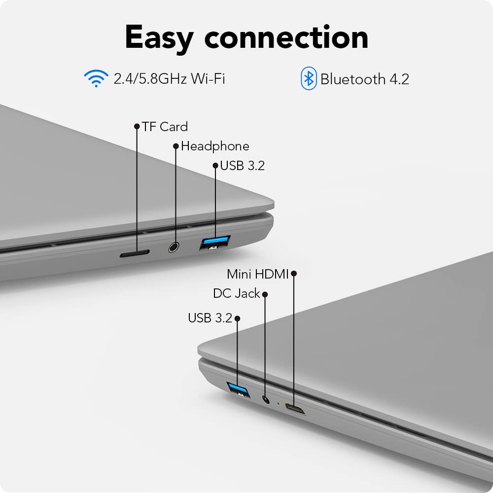 ApoloSign Laptop Computer, 15.6 Inch Windows 11 Laptops with 12GB RAM 512GB SSD, Intel Celeron N5095(Up to 2.8GHz), FHD IPS Display, Mini HDMI, Webcam, Dual Wi-Fi, Bluetooth 4.2 (2023 New)