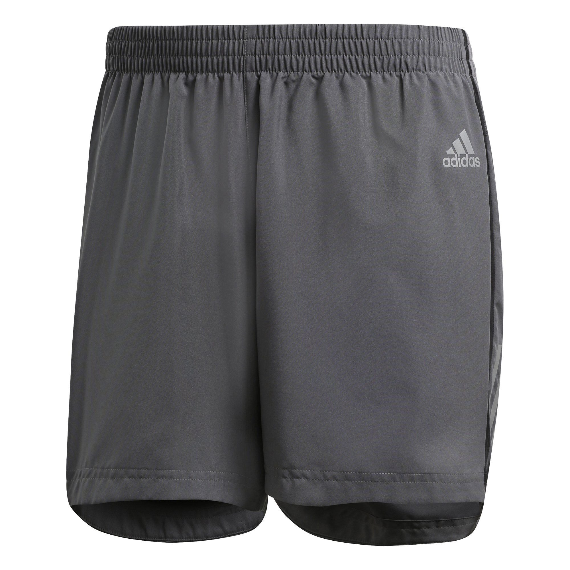 adidas Running Response Short, Grey Five/Black, Large-7"