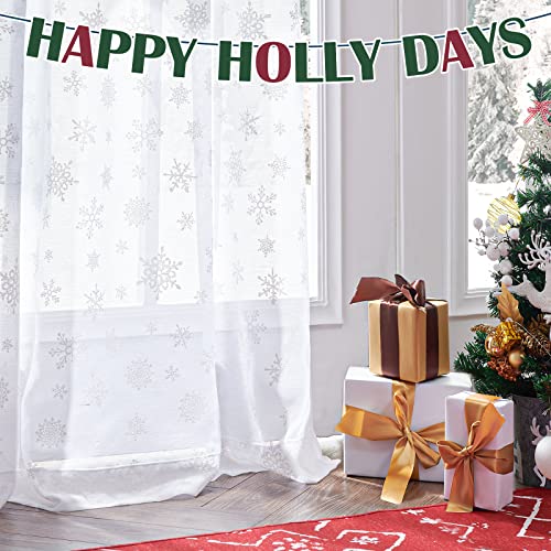 COLLACT White Sheer Curtains Snowflake Sheer Curtains for Living Room Rod Pocket Curtains for Window 84 Inch Long 2 Panel Set Modern Sheer White Curtain Set