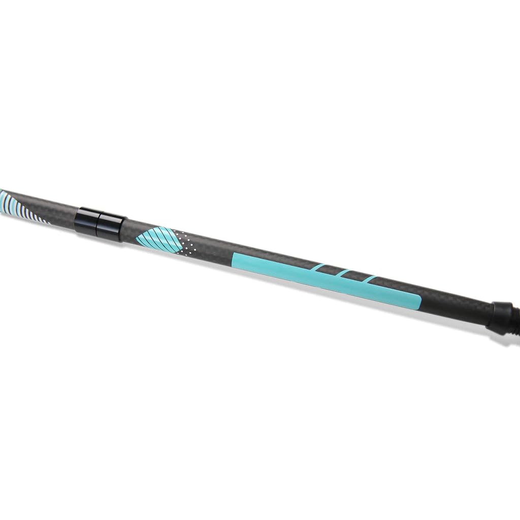 A001 Trekking Poles Carbon Fiber 2 Pack, Collapsible Folding Walking Stick, 5-Section Adjustable Telescopic Pole with Cork Grip, Lightweight Hiking Gear for Camping, Backpacking, Climbing, Walking,