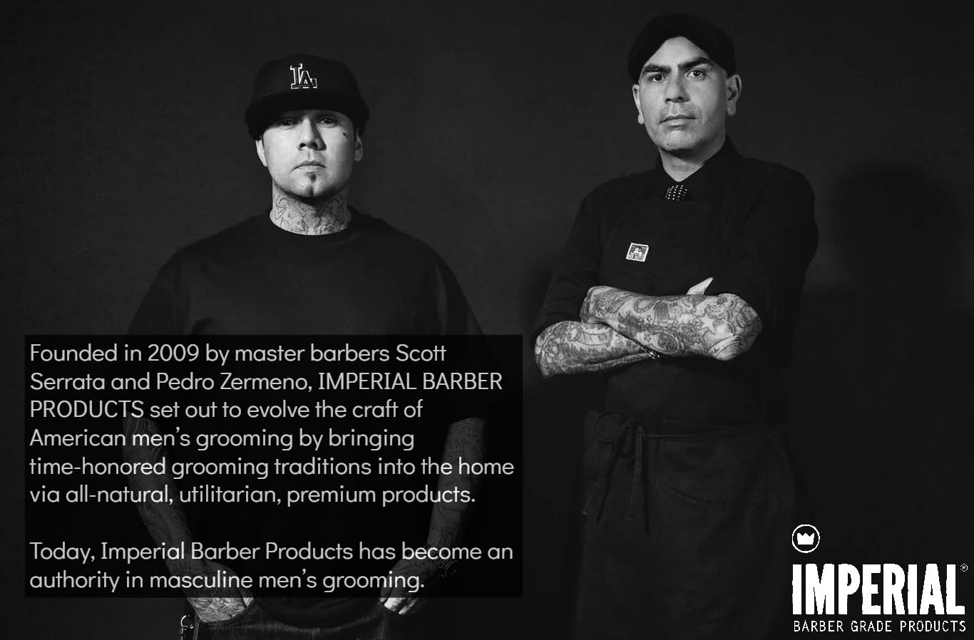 Imperial Barber Grade Products After-Shave Balm & Face Moisturizer - 3oz Soothing Post Shave Healing Balm for Men - Soothe & Hydrate Travel Size