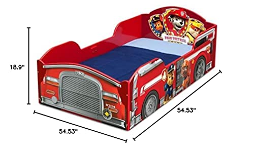 Delta Children Wood Toddler Bed - Greenguard Gold Certified, Nick Jr. PAW Patrol