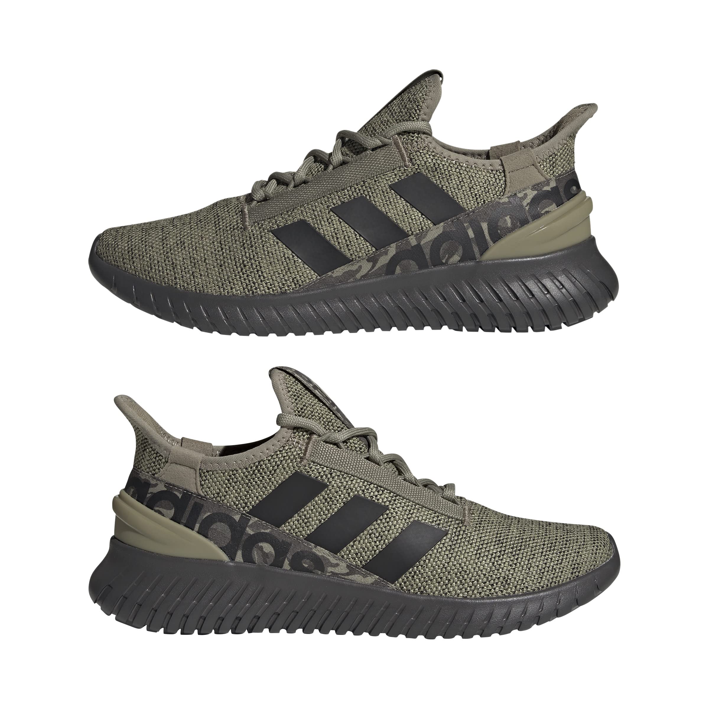 adidas Men's Kaptir 2.0 Running Shoe, Orbit Green/Black/Black, 9.5