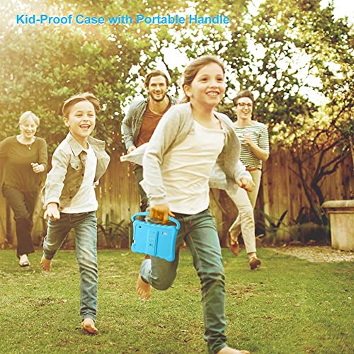 Kids Tablet 7 inch Toddler Tablet for Kids Edition Tablet with WiFi Dual Camera Childrenās Tablet for Toddlers 32GB Android 10 with Parental Control Shockproof Case Google Play YouTube Netflix (Blue)