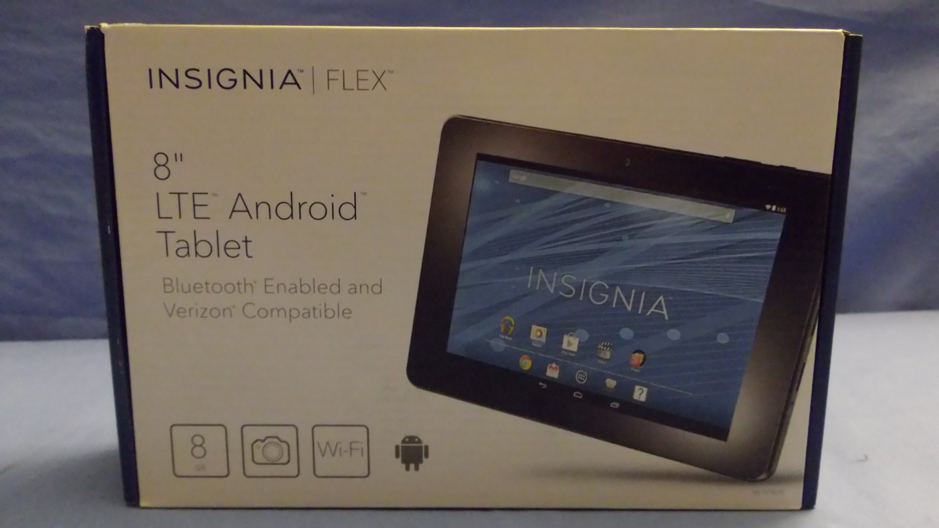 Insignia Flex Tablet (NS-15T8LTE) Black - 8GB, Verizon, Tablet Only, 8" - Refurbished