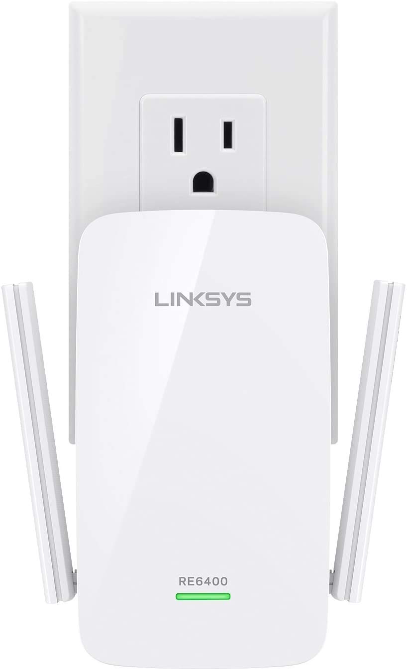 Linksys AC1200 Boost EX Dual-Band Wi-Fi Range Extender (RE6400)