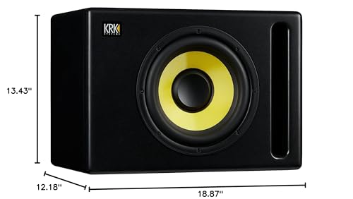 KRK S10.4 S10 Generation 4 10" 160 Watt Powered Studio Subwoofer