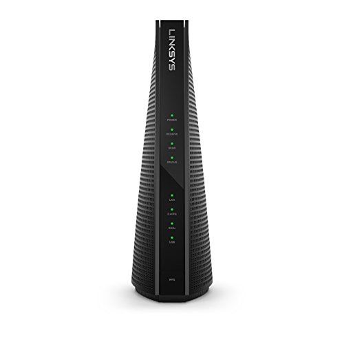 Linksys High Speed DOCSIS 3.0 24x8 AC1900 Cable Modem Router, Certified for Xfinity by Comcast and Spectrum by Charter (CG7500)