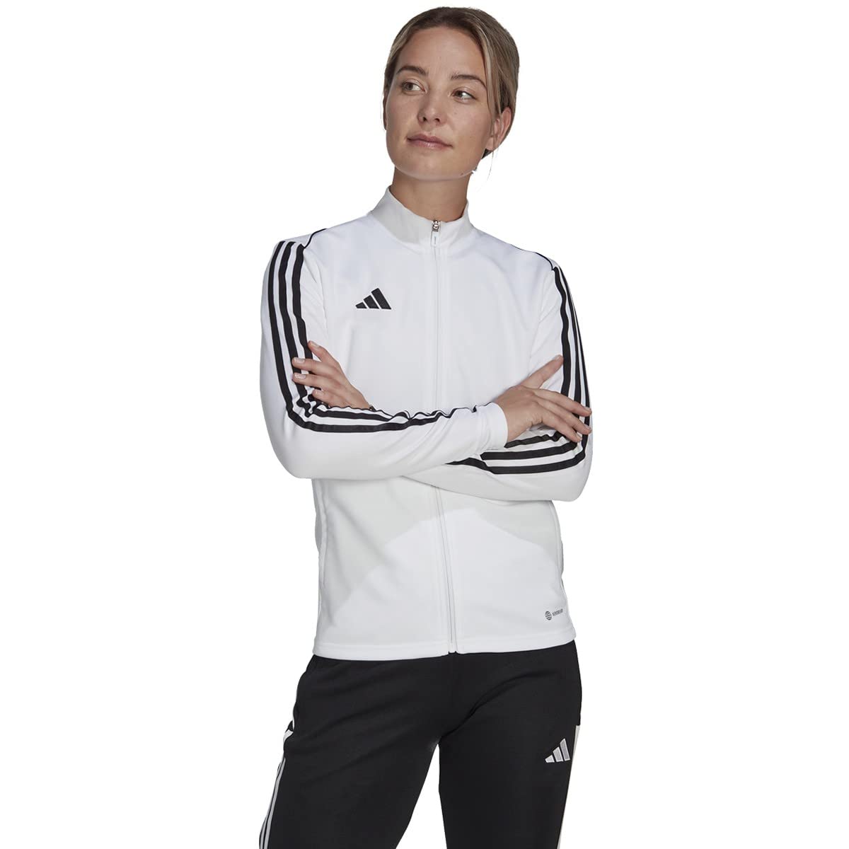 adidas Women's Tiro23 League Training Jackets, White, Large
