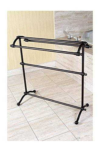 Kingston Brass SCC2295 Pedestal Towel-Rack, Oil Rubbed Bronze 29.5 x 28 x 13