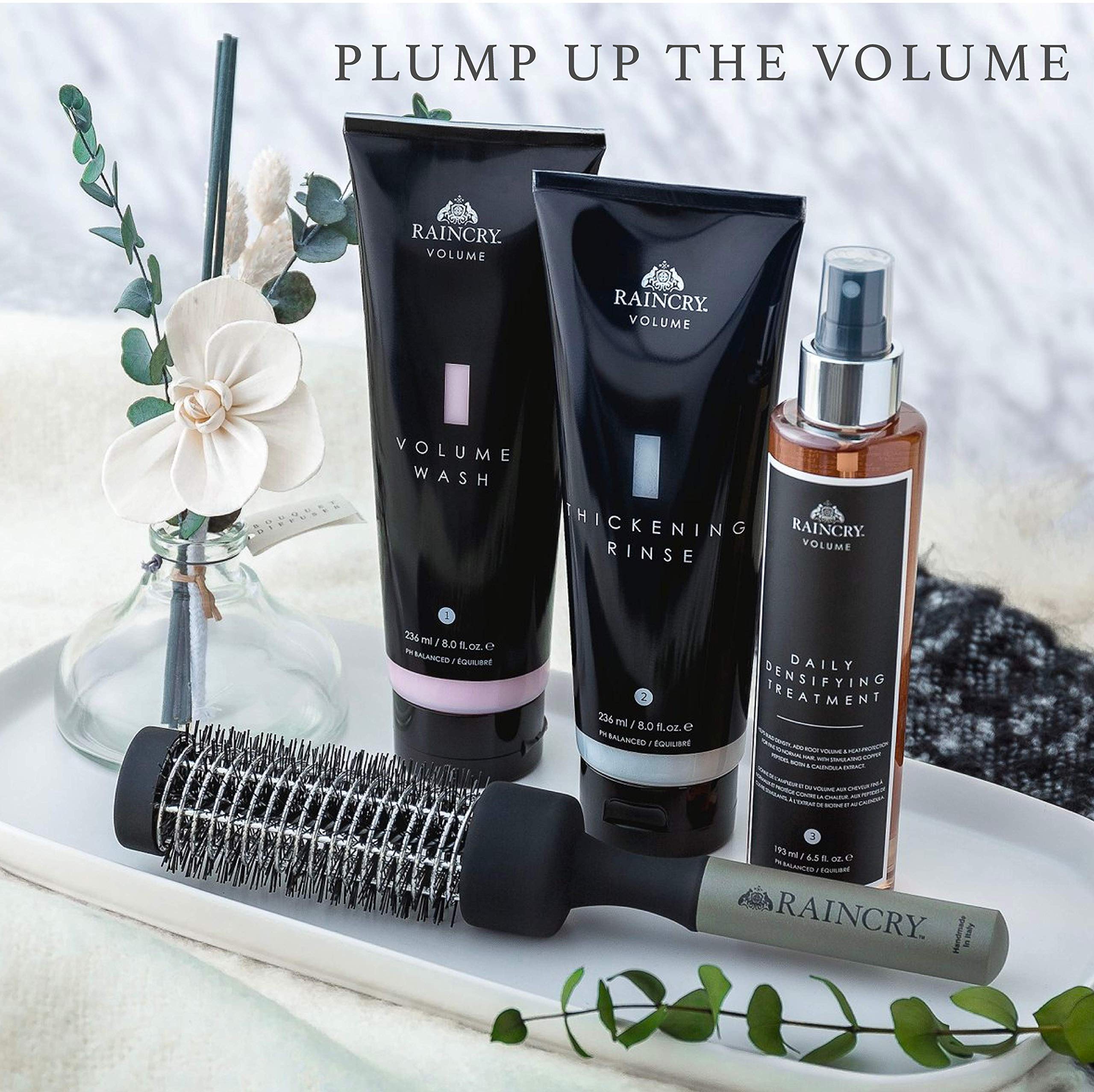 RAINCRY Volume Shampoo & Conditioner Bundle Set - 236mL - For Fine to Normal Hair - Free From Parabens, Sulfates, and Phthalates - Natural, Professional Hair Product