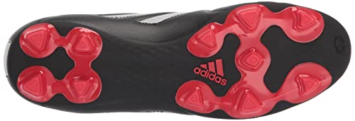 adidas Unisex Goletto VIII Firm Ground Soccer Shoe, Black/White/Red, 10 US Men