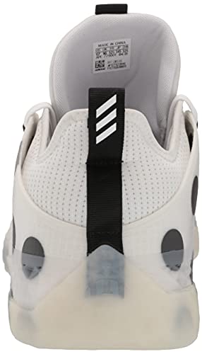 adidas Unisex Harden Vol. 5 Futurenatural Basketball Shoe, White/Black/Crystal White, 8.5 US Men
